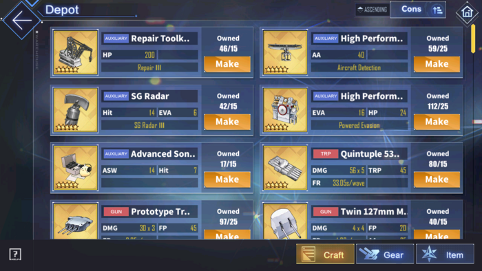 Equipment - Azur Lane Wiki